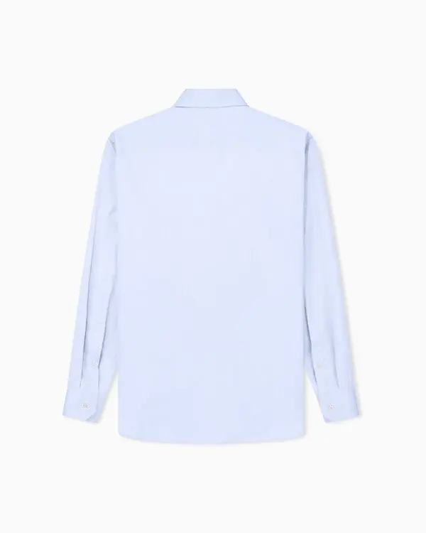 Giorgio Armani Regular-fit Shirt In Cotton Twill