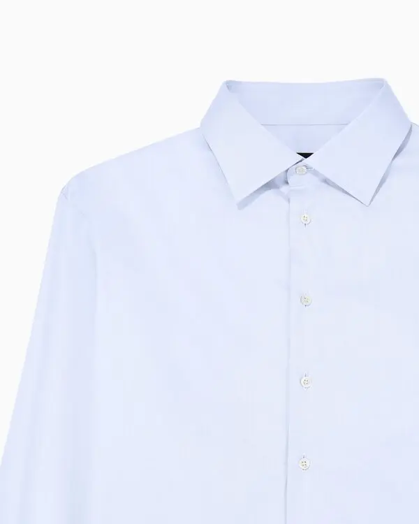 Giorgio Armani Regular-fit Shirt In Cotton Twill