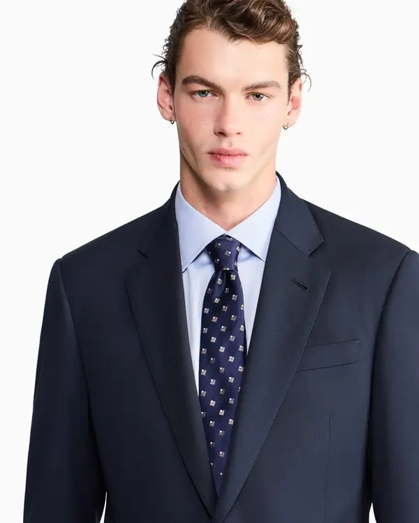 Giorgio Armani Regular-fit Shirt In Cotton Twill