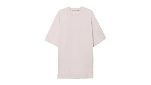 Alexander Wang Logo Print Short Sleeve Tee Shirt