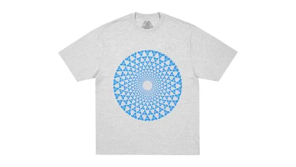 PALACE Swirly T-shirt - Grey Marl