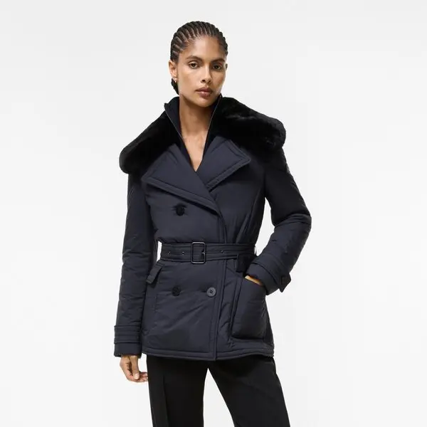 Burberry Hertford Trench Jacket - Navy