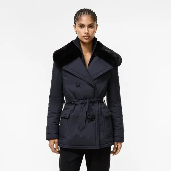 Burberry Hertford Trench Jacket - Navy