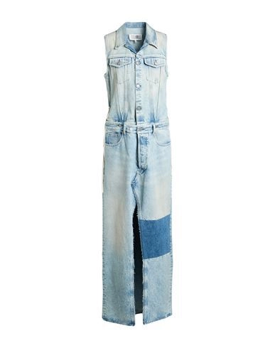 MAISON MARGIELA Maxi Dress Size Cotton - Blue