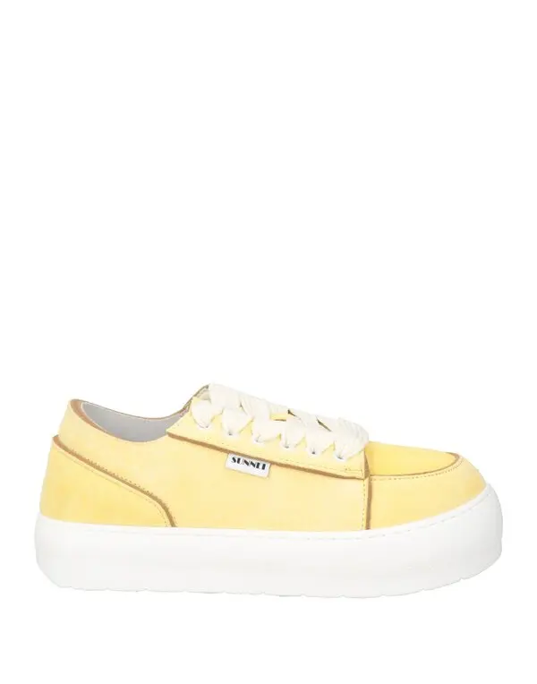 Sunnei Pastel Leather Sneakers