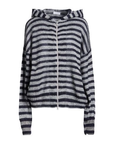Brunello Cucinelli Cardigan Size Mohair Wool, Polyamide, Wool - Navy