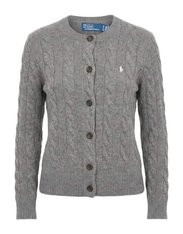 Polo Ralph Lauren Wool And Cashmere Cardigan - Grey