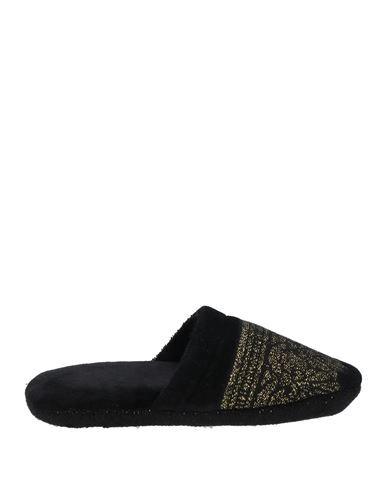 Versace House Slipper Size Viscose, Polyester - Black