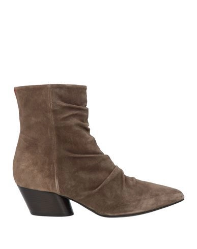 HALMANERA Ankle Boots Taupe Size Leather