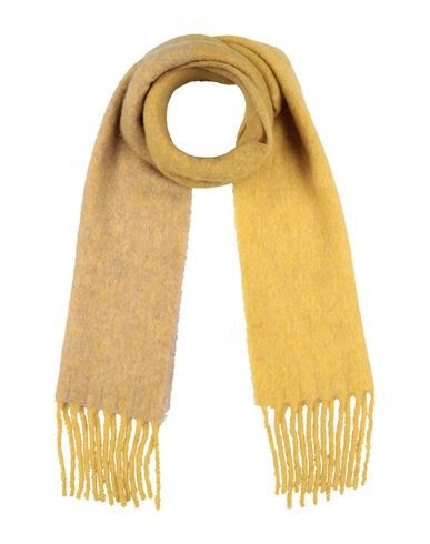 Fabiana Filippi Scarf Mustard Alpaca Wool, Virgin Wool, Polyamide - Yellow