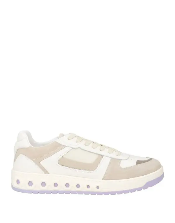 BORN OUTSIDE Sneakers Size Leather, Textile Fibers