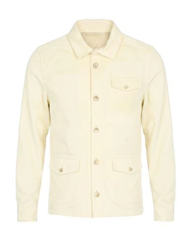 Herno Jacket Ivory Size Cotton, Cashmere, Elastane - White
