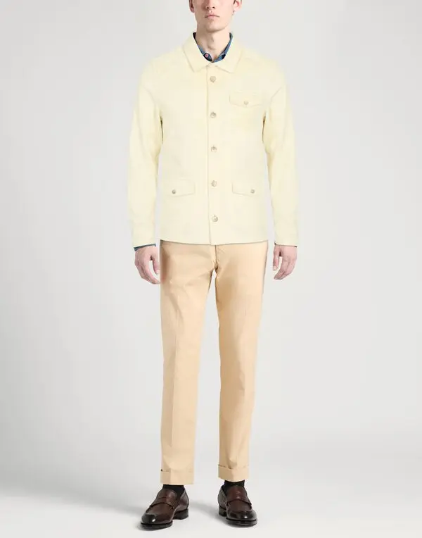 Herno Jacket Ivory Size Cotton, Cashmere, Elastane