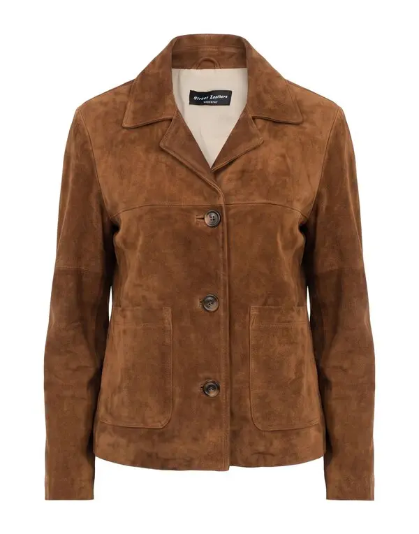 STREET LEATHERS Jacket Camel Size Leather