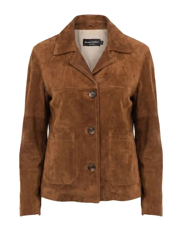 STREET LEATHERS Jacket Camel Size Leather