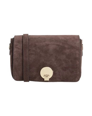 LAURA DI MAGGIO Suede Cross-body Bag - Brown