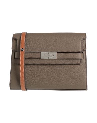 Tory Burch Leather Cross Body Bag - Grey