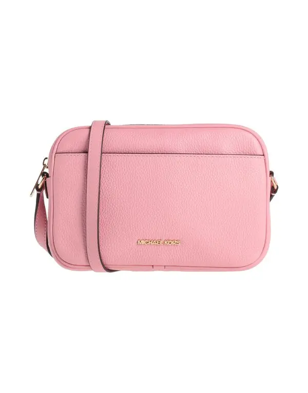 Michael Kors Leather Cross Body Bag - Pink