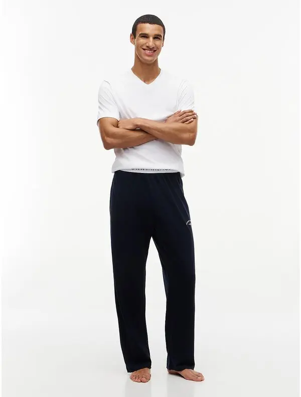 Tommy Hilfiger Hilfiger Logo Pique Sleep Pant - Navy