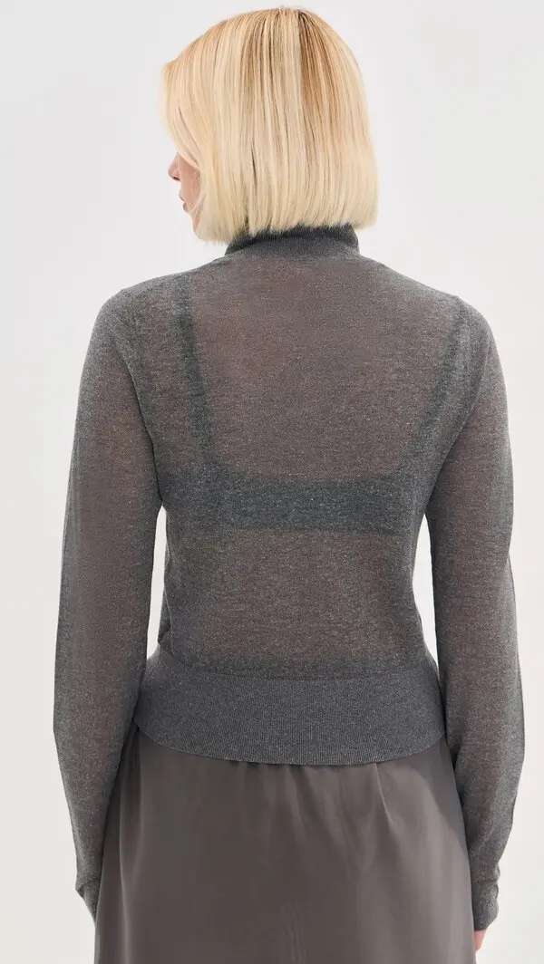 LE BOP Palmer Turtleneck Pullover - Thunderstom Grey