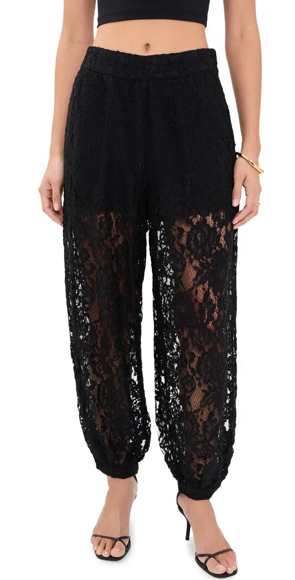 WAYF Rebecca Lace Balloon Pants