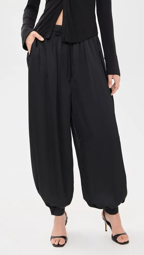 Cinq À Sept Esme Satin Verne Pants