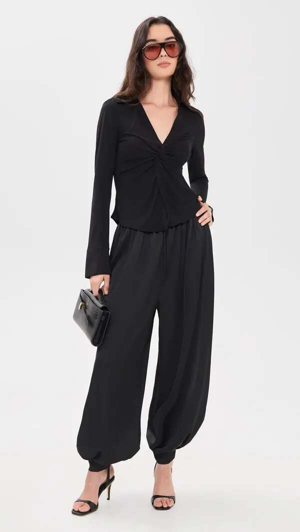 Cinq À Sept Esme Satin Verne Pants