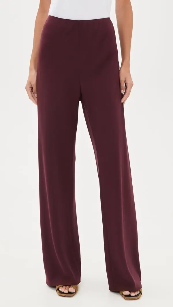 Vince Colette High Waist Crepe Bias Pants