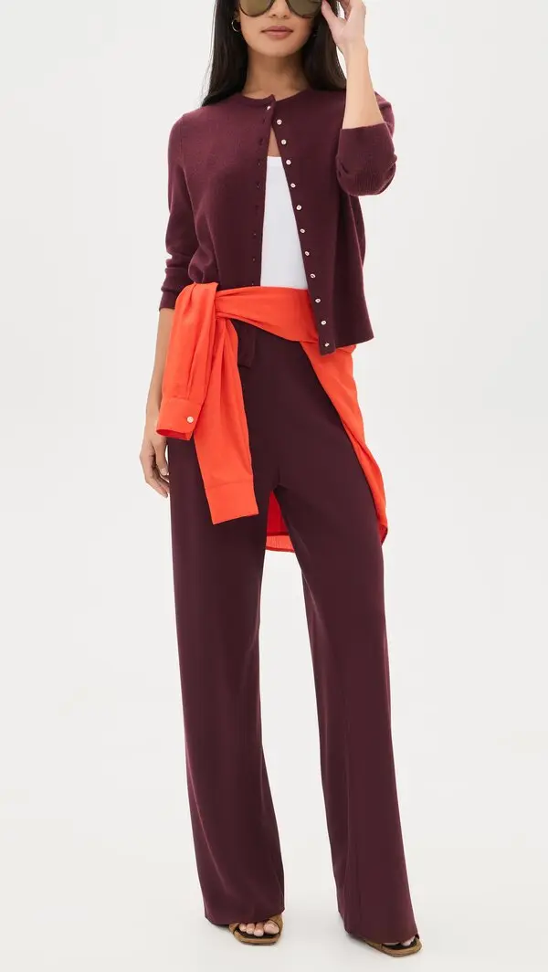 Vince Colette High Waist Crepe Bias Pants