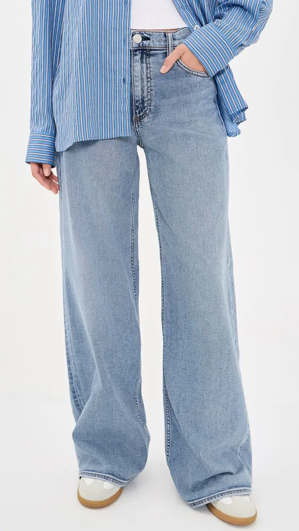 Rag & Bone Featherweight Sofie Full Wide Leg Jeans