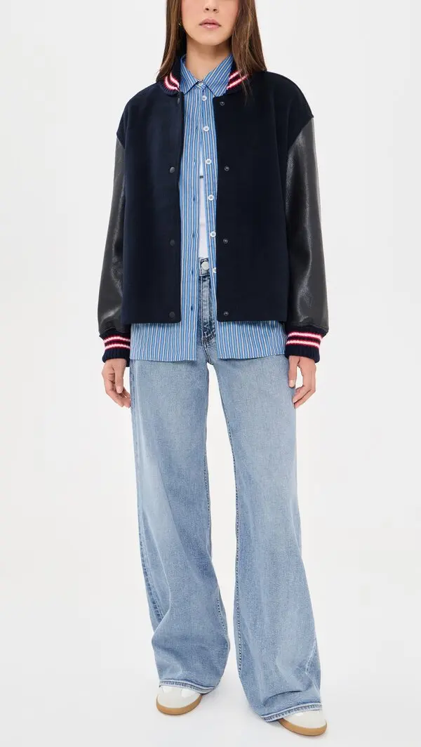 Rag & Bone Featherweight Sofie Full Wide Leg Jeans