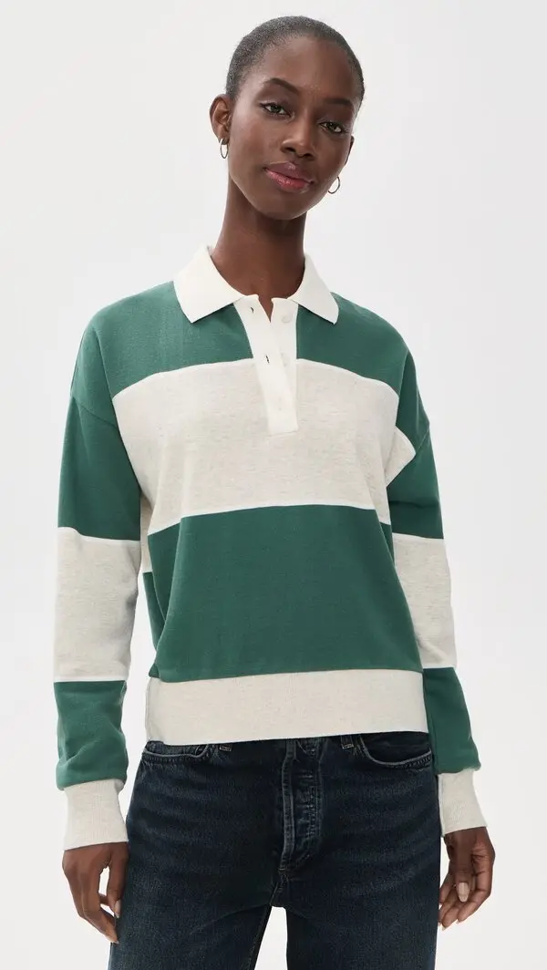 Z Supply Study Break Polo Sweatshirt