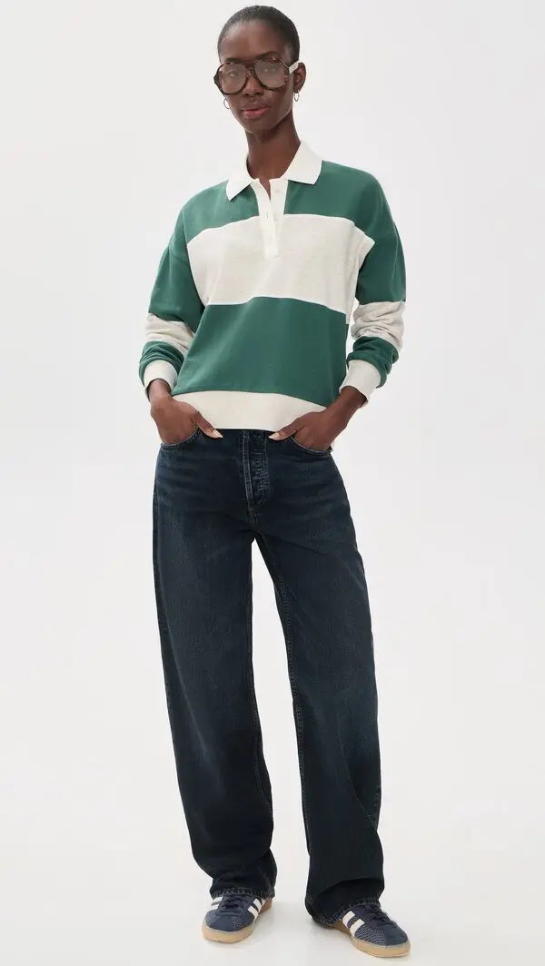 Z Supply Study Break Polo Sweatshirt