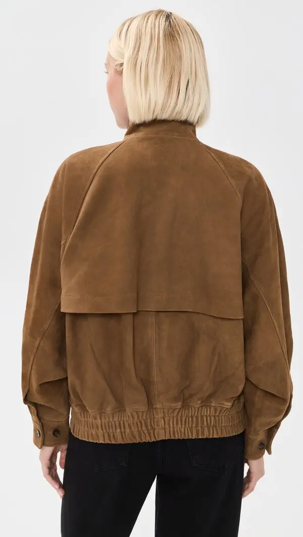 AGOLDE Blair Goatskin Suede Jacket