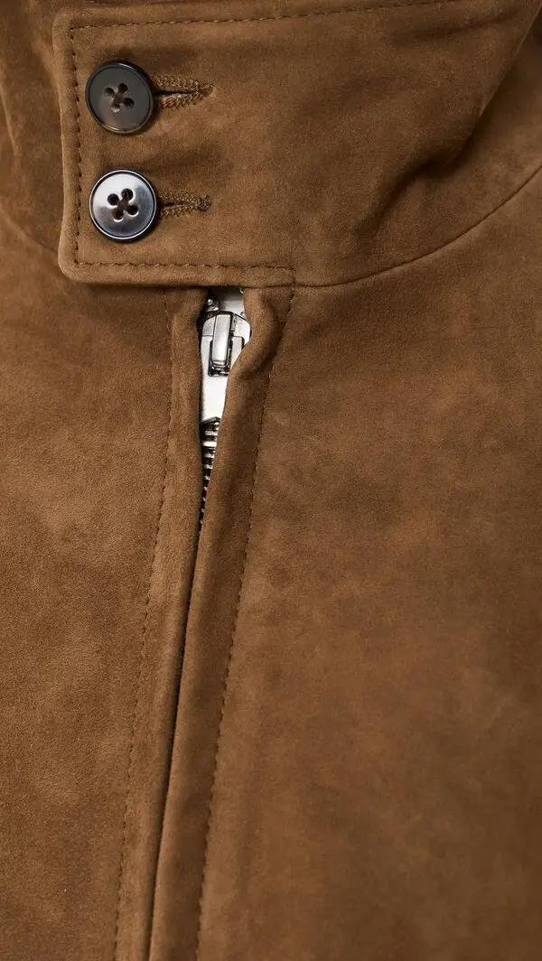 AGOLDE Blair Goatskin Suede Jacket