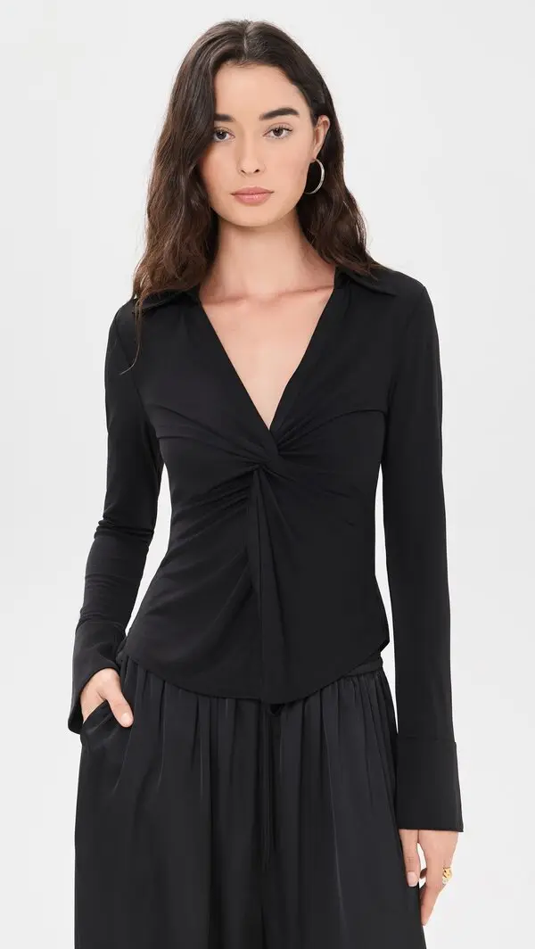 Cinq À Sept Matte Jersey Mckenna Top