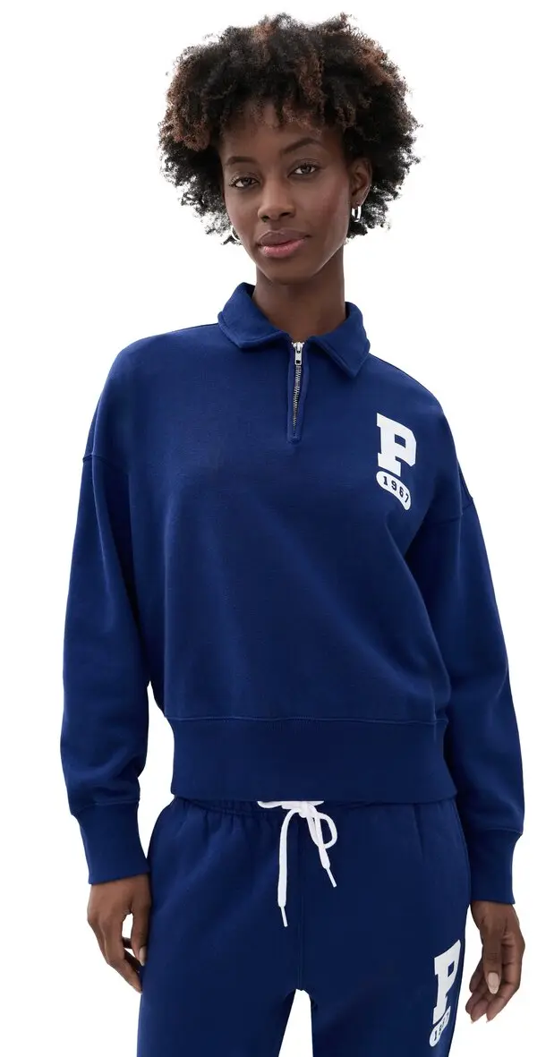 Polo Ralph Lauren Vintage Funnel Sweater - Blue