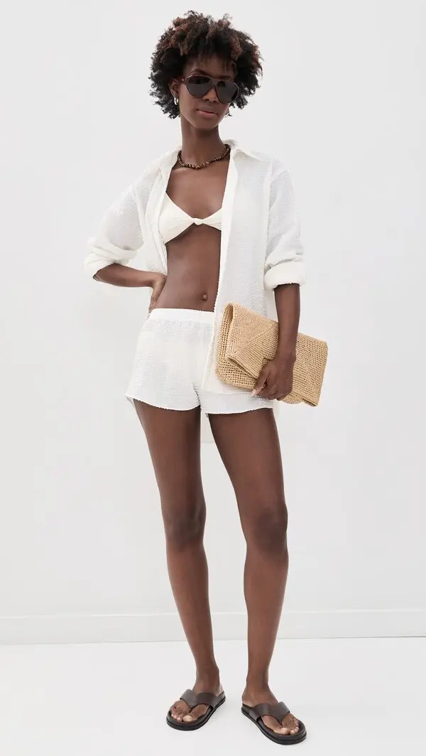 Hunza G Resort Coverup Shorts