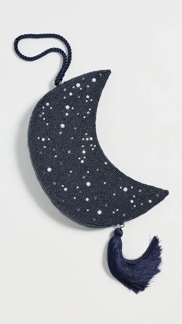 SIMONMILLER Beaded Crescent Wristlet