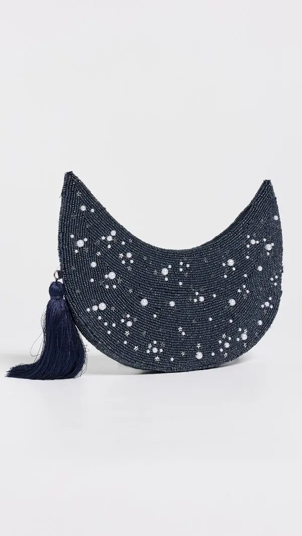 SIMONMILLER Beaded Crescent Wristlet