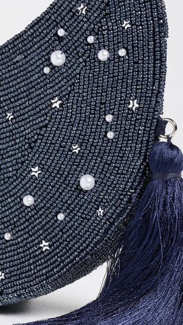 SIMONMILLER Beaded Crescent Wristlet