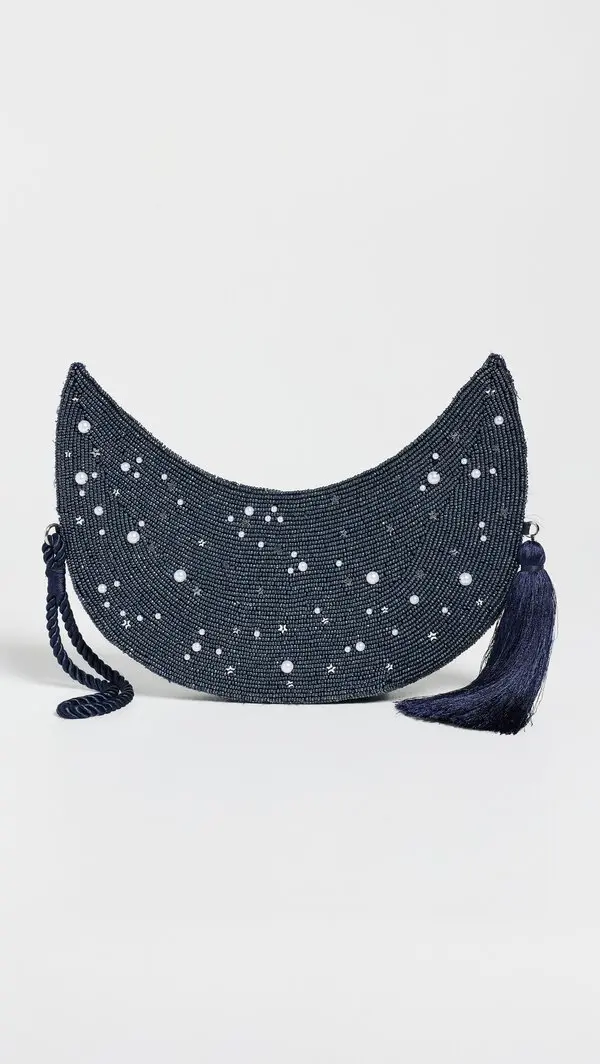 SIMONMILLER Beaded Crescent Wristlet