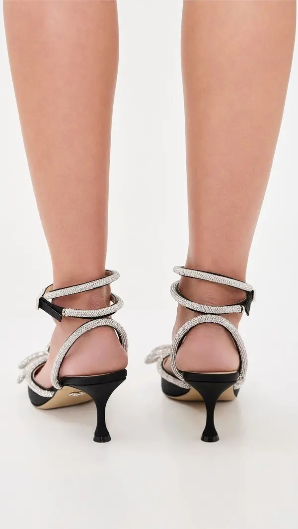 Mach & Mach Double Bow Satin Pumps