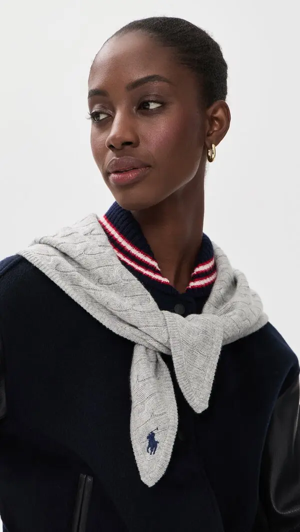 Polo Ralph Lauren Cable Triangle Scarf