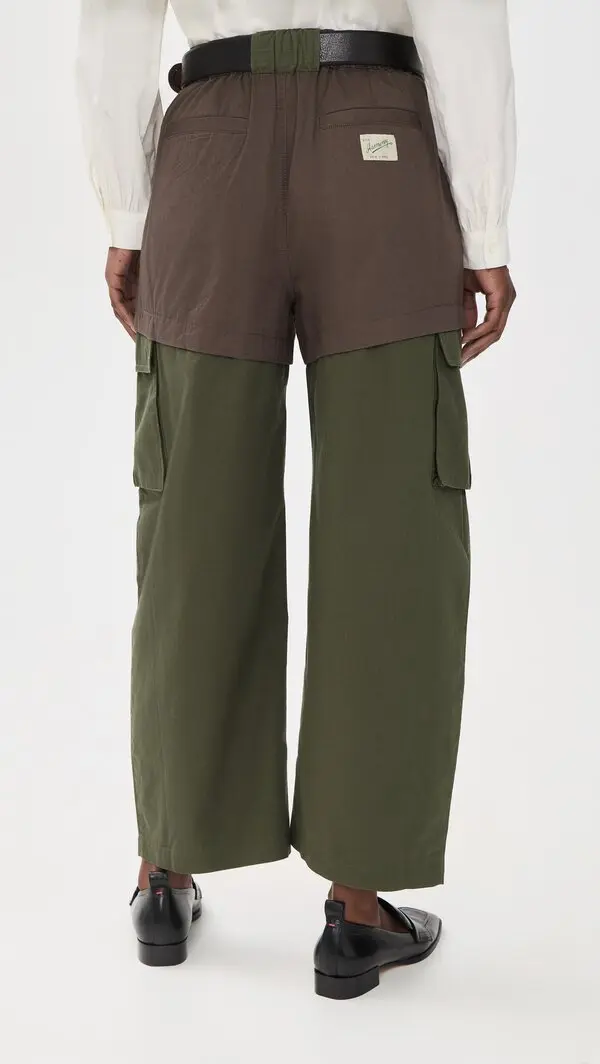 Sea Tristan Solid Color Block Pants