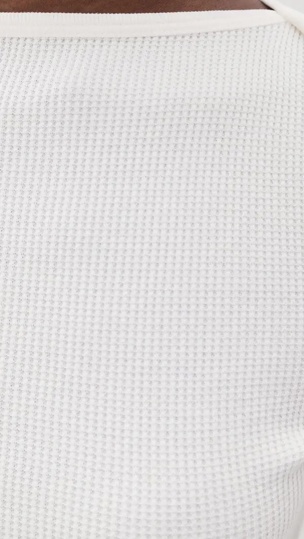 Citizens Of Humanity Long Sleeve Baby Waffle Tee - Pashmina