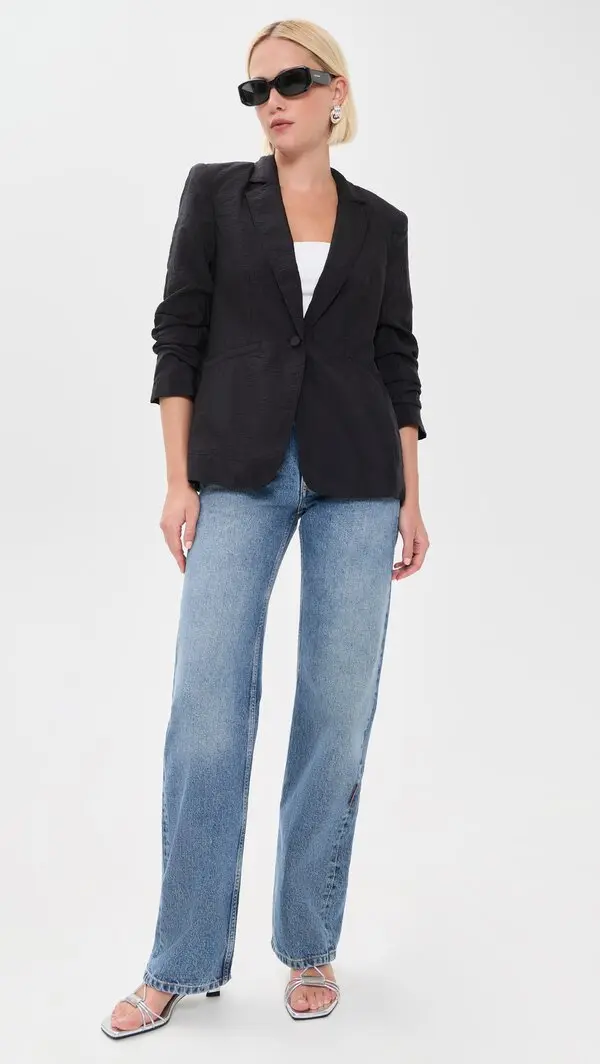Cinq À Sept Tumbled Woven Khloe Blazer