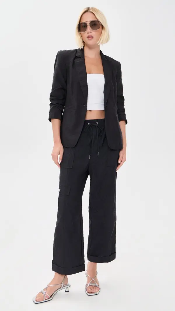 Cinq À Sept Tumbled Woven Khloe Blazer