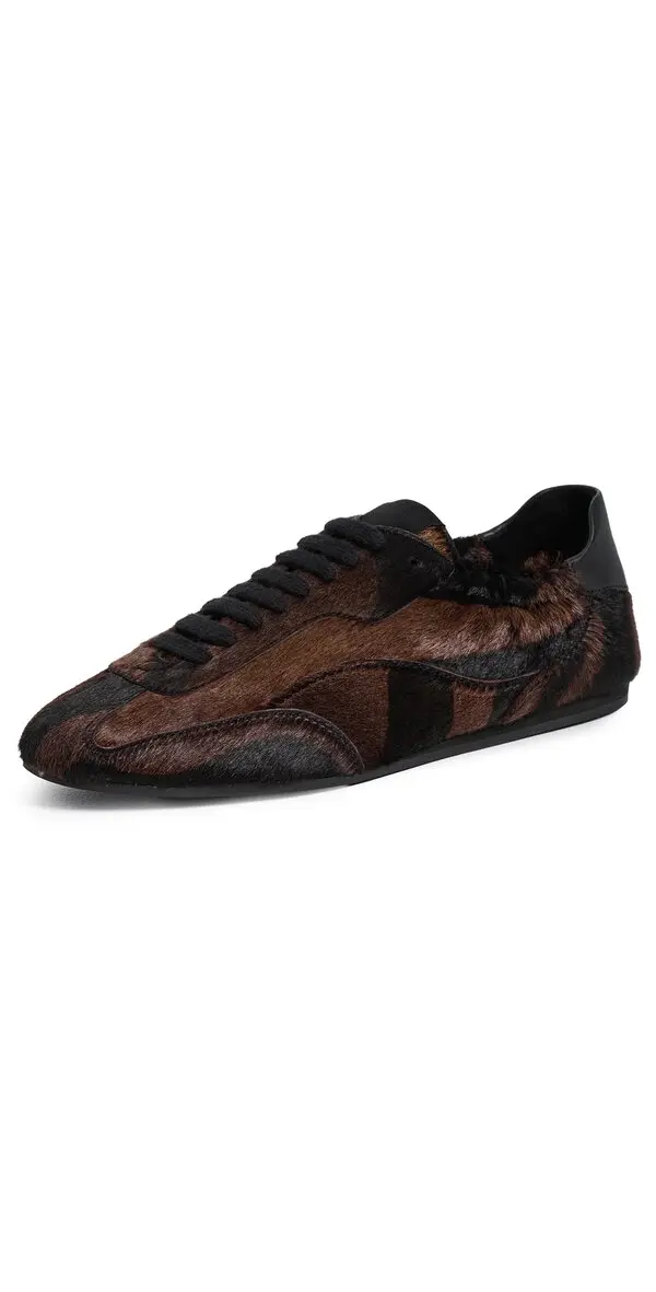 Simkhai Georgie Elasticized Fur Sneakers