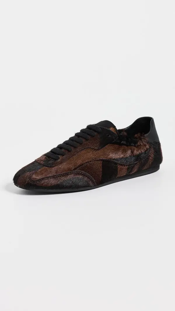 Simkhai Georgie Elasticized Fur Sneakers